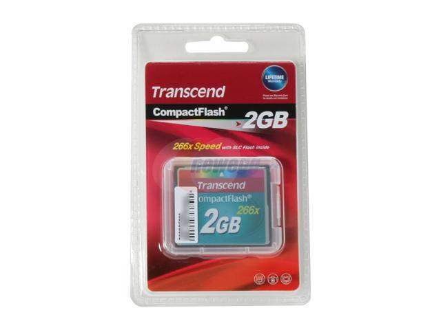 Transcend 2GB Compact Flash (CF) Flash Card Model TS2GCF266 - Newegg.com
