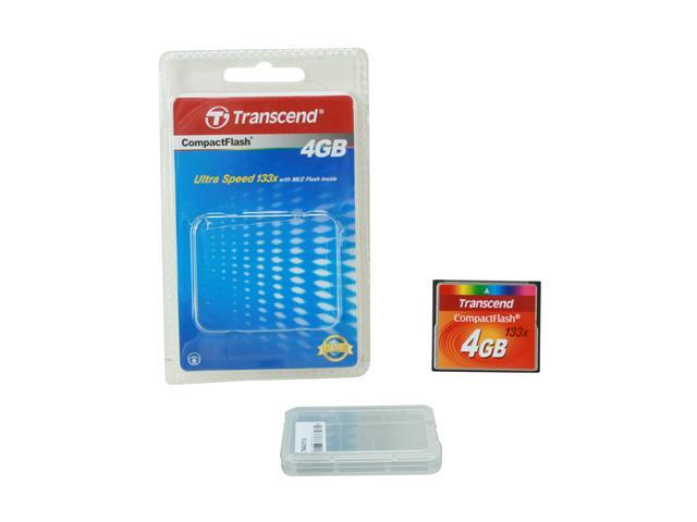Transcend 4GB Compact Flash (CF) Flash Card Model TS4GCF133 - Newegg.ca