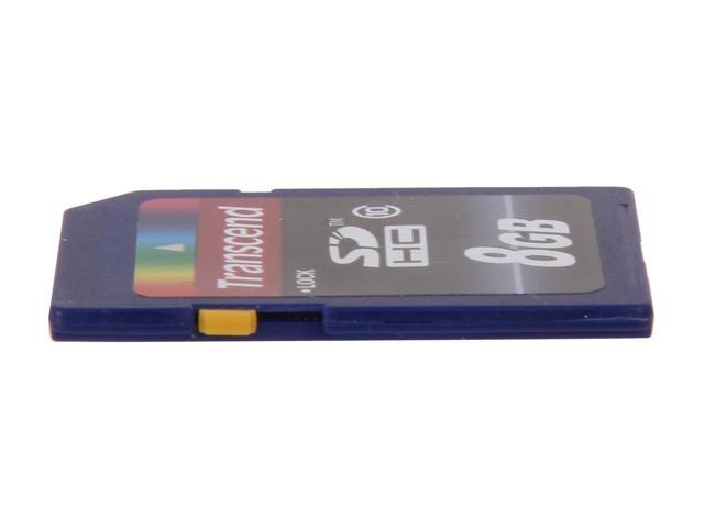 Transcend 8GB Secure Digital High-Capacity (SDHC) Flash Card Model TS8GSDHC10 - Newegg.com