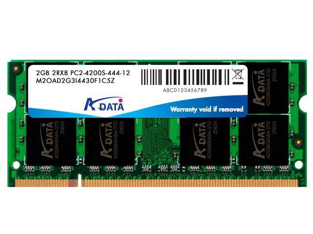 ADATA 2GB 200-Pin DDR2 SO-DIMM DDR2 667 (PC2 5300) Laptop Memory Model ...