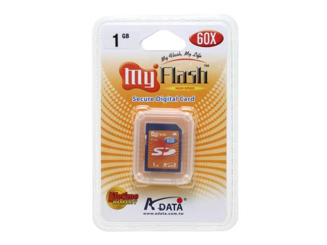ADATA 1GB Secure Digital (SD) Flash Media Model SD 60X 1G - Newegg.com
