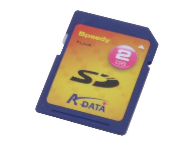 ADATA Speedy 2GB Secure Digital (SD) Flash Card Model Speedy SD 2G UPC - Newegg.com