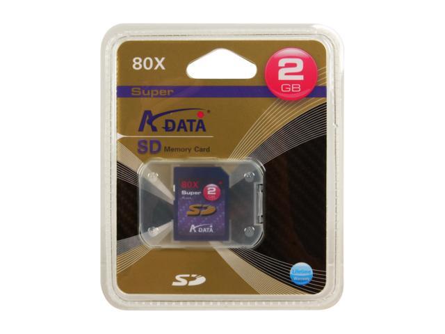 ADATA 2GB Secure Digital (SD) Flash Card Model SD 80X 2G - Newegg.com