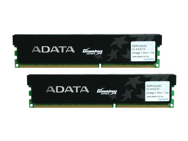 ADATA XPG Gaming Series 4GB (2 x 2GB) DDR3 2000G (PC3 16000) Desktop ...