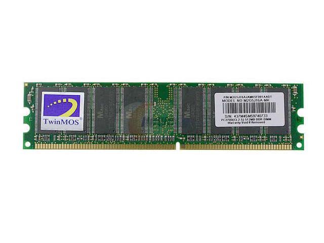 TwinMOS 512MB DDR 333 (PC 2700) System Memory Model TM333/512 - Newegg.com