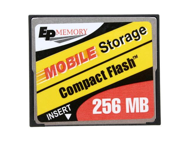 EP Memory Mobile Storage 256MB Compact Flash (CF) Flash Media Model ...