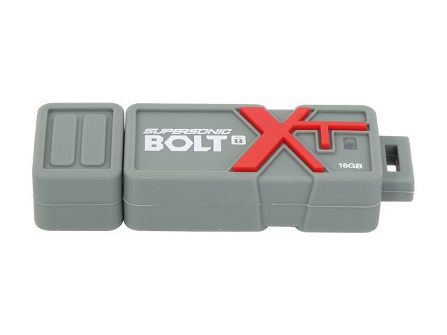 Patriot Supersonic Bolt XT 16GB USB Flash Drive 256bit AES Encryption ...