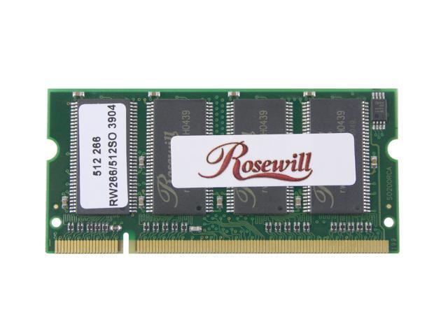 Open Box: Rosewill 512MB 200-Pin DDR SO-DIMM DDR 266 (PC 2100) Laptop ...