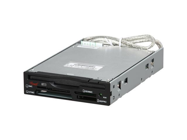 Rosewill RCR-FD400 74-in-1 3.5" Internal USB 2.0 Card Reader w/ Floppy ...