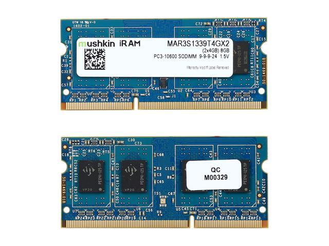 Mushkin Enhanced iRam 8GB (2 x 4GB) 204-Pin DDR3 SO-DIMM DDR3 1333 (PC3 ...