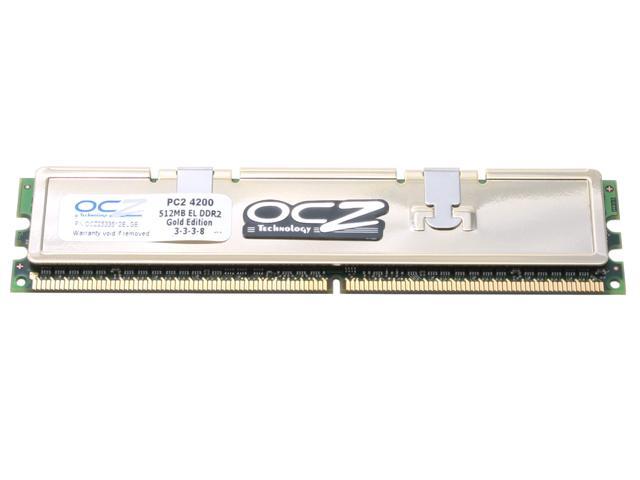 OCZ Gold Series 512MB DDR2 533 (PC2 4200) System Memory Model ...