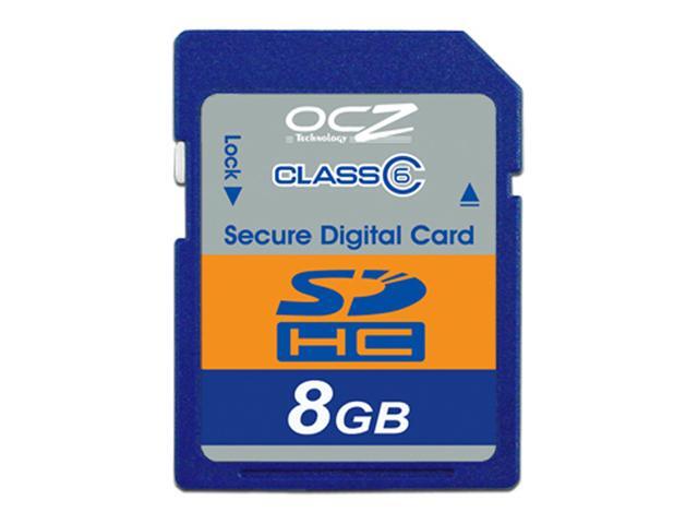 OCZ 8GB Secure Digital High-Capacity (SDHC) Flash Card Model OCZSDHC6 ...