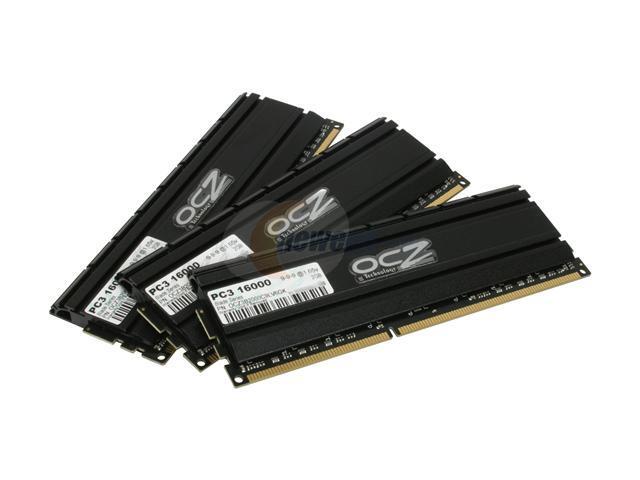OCZ Blade Series 6GB (3 x 2GB) DDR3 2000 (PC3 16000) Desktop Memory ...