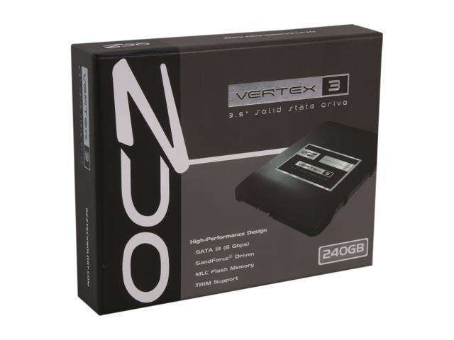 OCZ Vertex 3 3.5" 240GB SATA III MLC Internal Solid State Drive (SSD ...