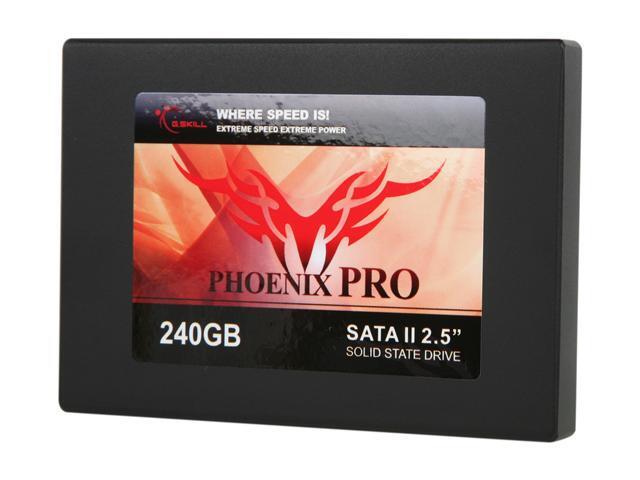 G.SKILL Phoenix Pro Series 2.5" 240GB SATA II MLC Internal Solid State ...