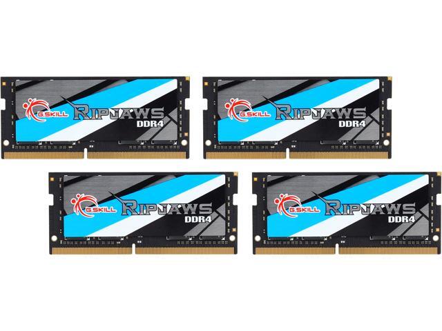 G.SKILL Ripjaws Series 64GB (4 x 16GB) 260-Pin DDR4 SO-DIMM DDR4 2800 (PC4 22400) Laptop Memory ...