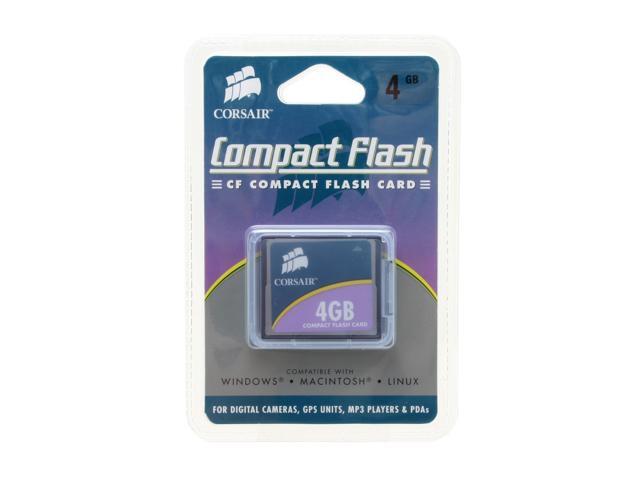 CORSAIR 4GB Compact Flash (CF) Compact Flash Model CMFCF40-4GB - Newegg.com