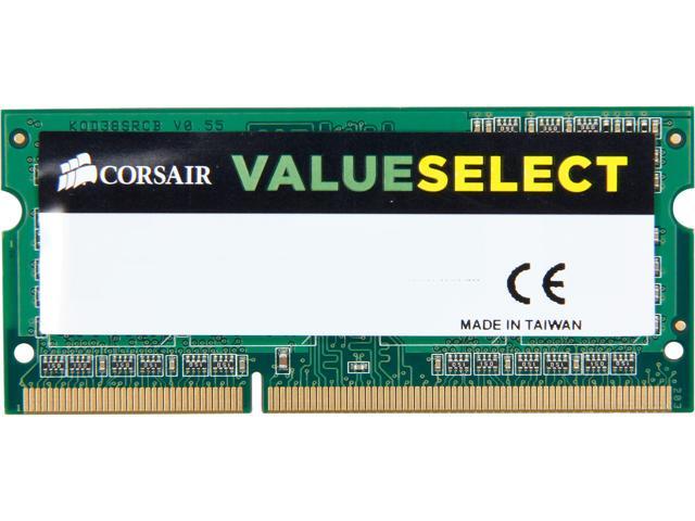Open Box: CORSAIR ValueSelect 2GB 204-Pin DDR3 SO-DIMM DDR3L 1600 (PC3L ...