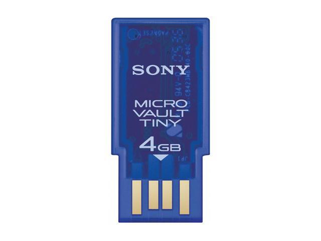 SONY Micro Vault Tiny 4GB USB 2.0 Flash Drive with Virtual Expander ...