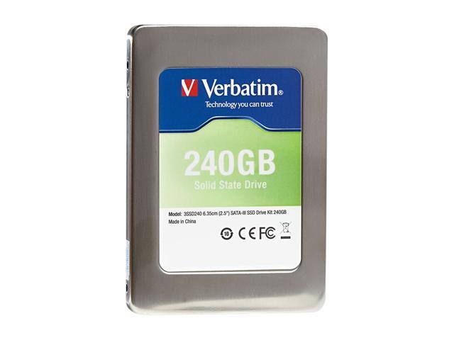 Verbatim 2.5" 240GB SATA III Internal Solid State Drive (SSD) (Drive ...
