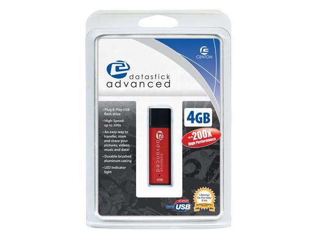 CENTON Data Stick Advanced 4GB Flash Drive (USB2.0 Portable) - Newegg.com