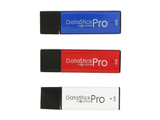 CENTON DataStick Pro 12GB (4GB x 3) USB 2.0 Flash Drive (3-pack ...