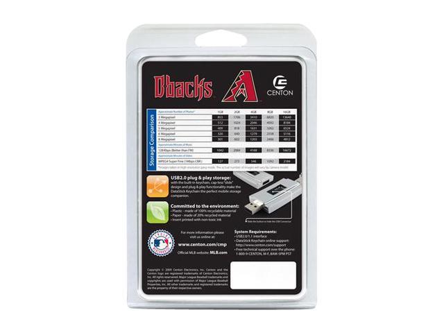 CENTON Arizona Diamondbacks - MLB 4GB DataStick Keychain USB 2.0 Flash ...