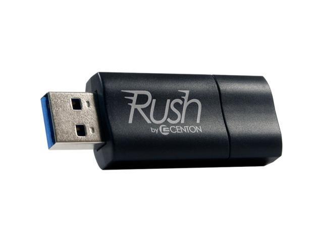 Centon DataStick Rush DSR64GB3-001 64 GB USB 3.0 Flash Drive - Black ...