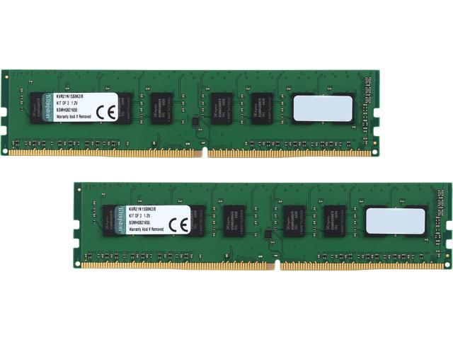Kingston ValueRAM 8GB (2 x 4GB) DDR4 2133 (PC4 17000) Desktop Memory ...