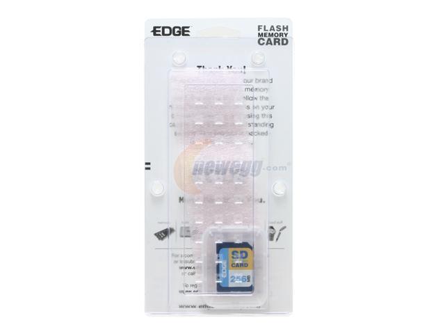 EDGE Tech 256MB Secure Digital (SD) Flash Media Model PE189402 - Newegg.com