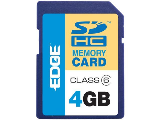 EDGE Tech 4GB ProShot Secure Digital High Capacity (SDHC) Card (Class 6 ...