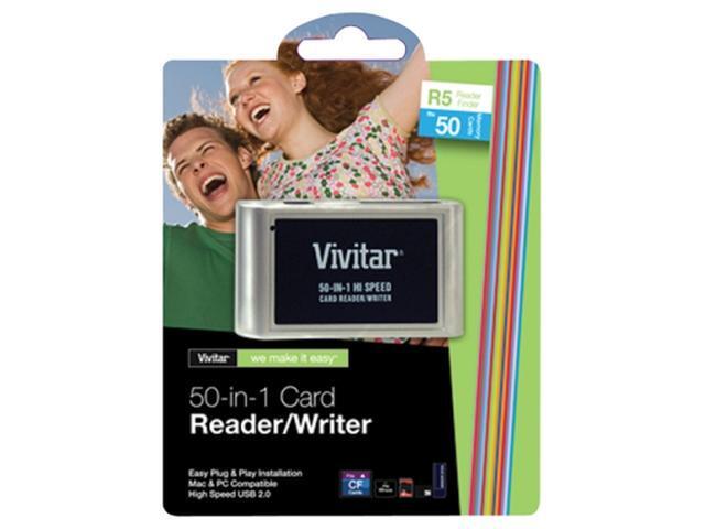 Vivitar RW-50 50-in-1 USB 2.0 Flash Reader/Writer - Newegg.com
