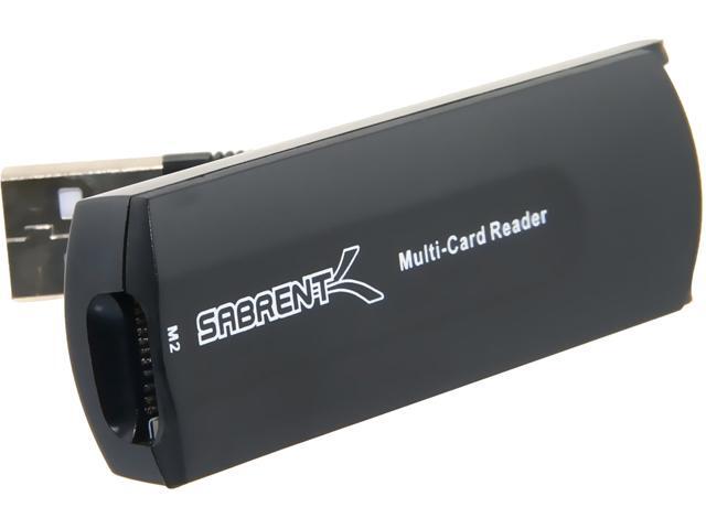 SABRENT CRW-MNAE All-in-one USB 2.0 External Flash Memory Mini Multi ...