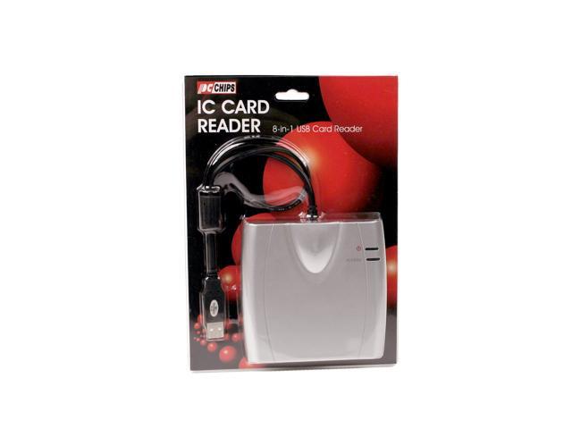 PC CHIPS Card Reader 8-in-1 USB 2.0 Card Reader/Writer - Newegg.com