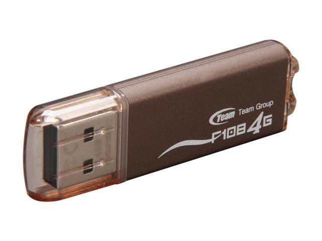 Team F108 4GB USB 2.0 Flash Drive (Brown) - Newegg.com