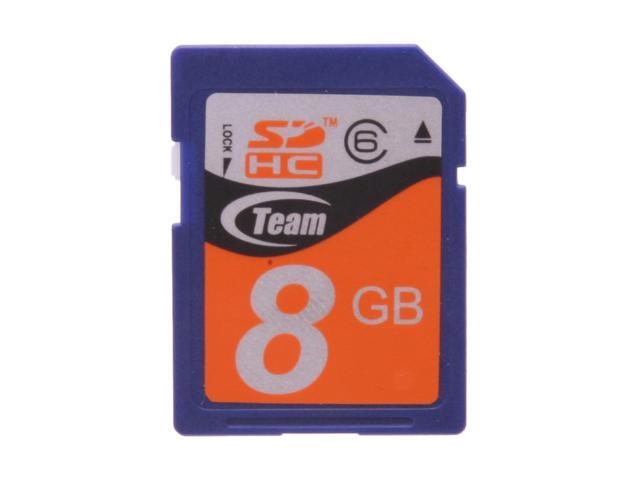 Team 8GB Secure Digital High-Capacity (SDHC) Flash Card Model ...