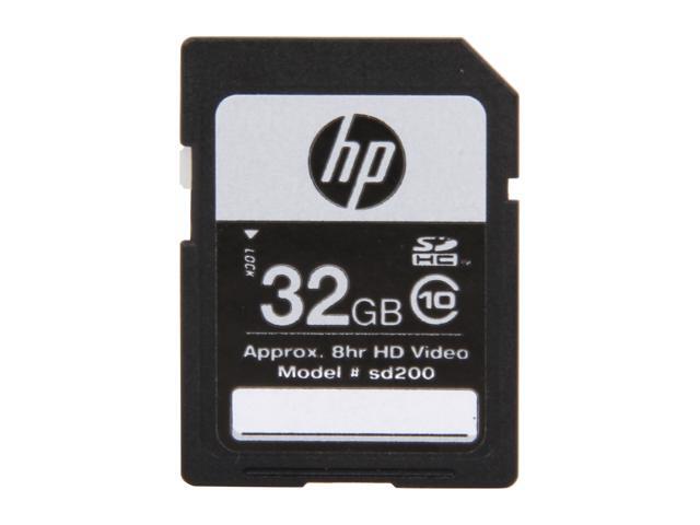 HP 32GB Secure Digital High-Capacity (SDHC) Flash Card Model CG790A-EF ...
