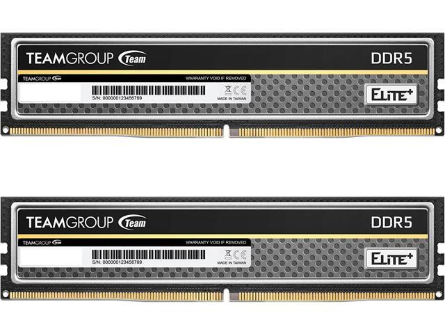 Team Elite Plus 16GB (2 x 8GB) DDR5 5200 (PC5 41600) Desktop Memory Model TPBD516G5200HC42DC016 ...