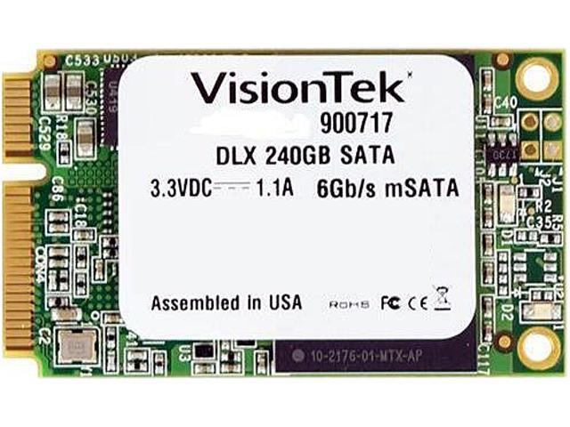 VisionTek DLX mSATA 240GB SATA III Internal Solid State Drive (SSD ...