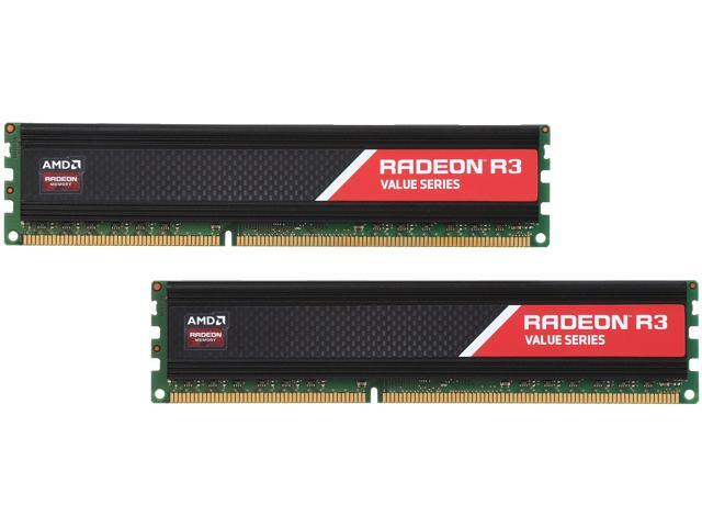 AMD Radeon R3 Value Series 16GB (2 x 8GB) DDR3 1333 (PC3 10600) Desktop ...