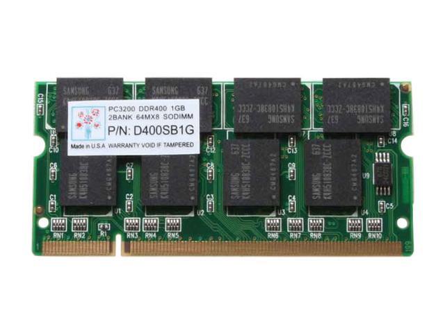 SUPER TALENT 1GB 200-Pin DDR SO-DIMM DDR 400 (PC 3200) Laptop Memory ...