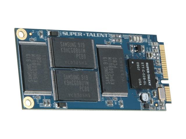 SUPER TALENT 64GB Mini PCIe (SATA) MLC Internal Solid State Drive (SSD ...