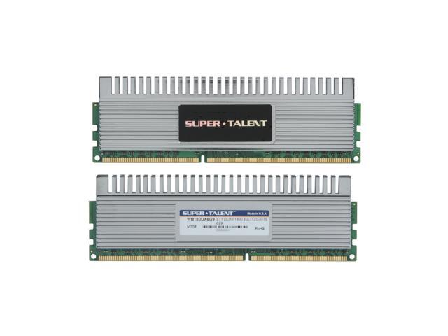 SUPER TALENT Chrome Series 6GB (3 x 2GB) DDR3 1800 (PC3 14400) Desktop ...