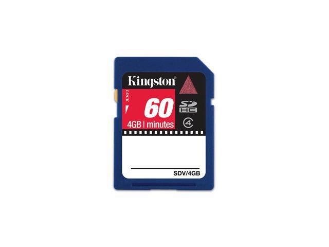 Kingston 4GB Secure Digital High Capacity (SDHC) Card - Class 4 - (2 ...