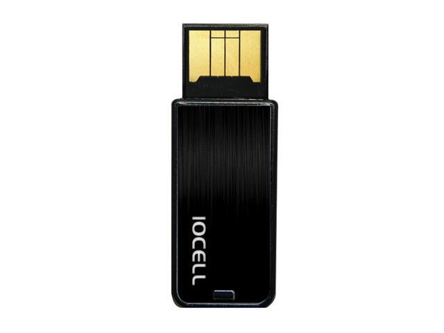 IOCELL Networks NetDISK 4GB USB 2.0 Flash Drive (Black & Black ...