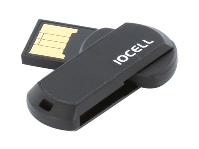 IOCELL Networks NetDISK 8GB USB 2.0 Flash Drive (Black and Black ...