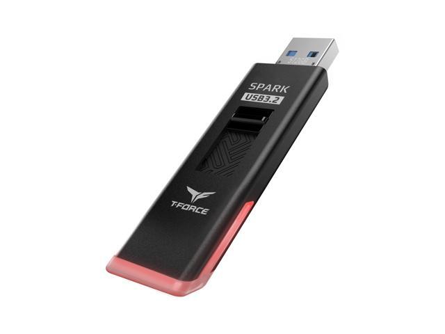 TEAM 512GB SPARK LED USB 3.2 Gen 2 Flash Drive, Speed Up to 1000MB/s ...