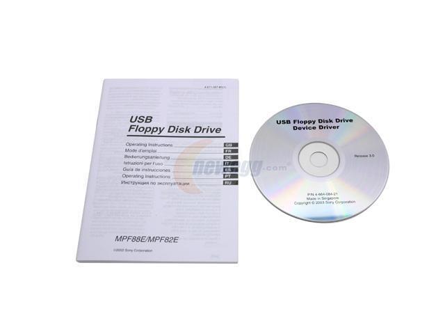 SONY Blue External USB Floppy Drive Model MPF82E-U3/182 - Newegg.com