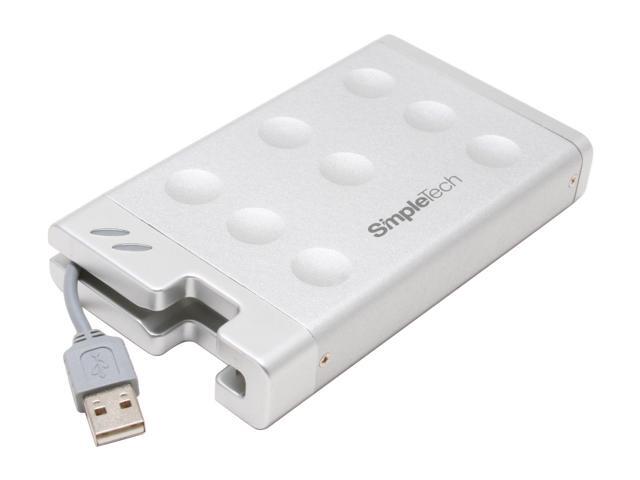 SimpleTech SimpleDrive Portable 80GB USB 2.0 2.5" External Hard Drive ...