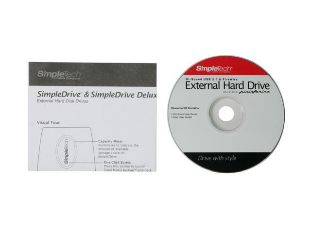 SimpleTech SimpleDrive 1TB 7200 RPM 3.5" USB 2.0 / Firewire400 External ...